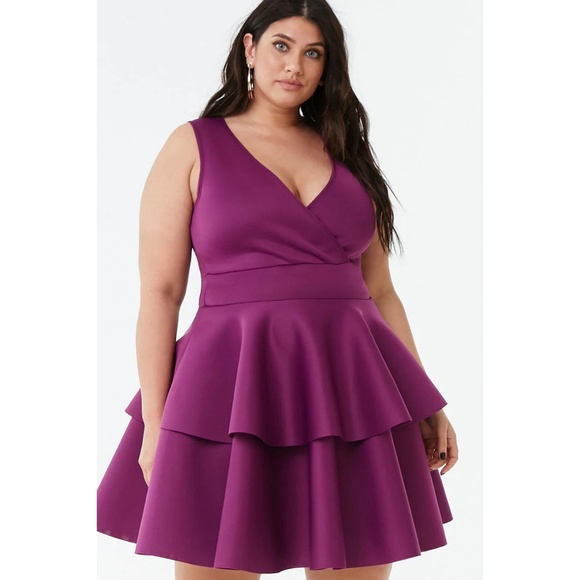 Dresses | 2x Front Overlap Sleeveless Two Layer Mini Dress | Poshmark